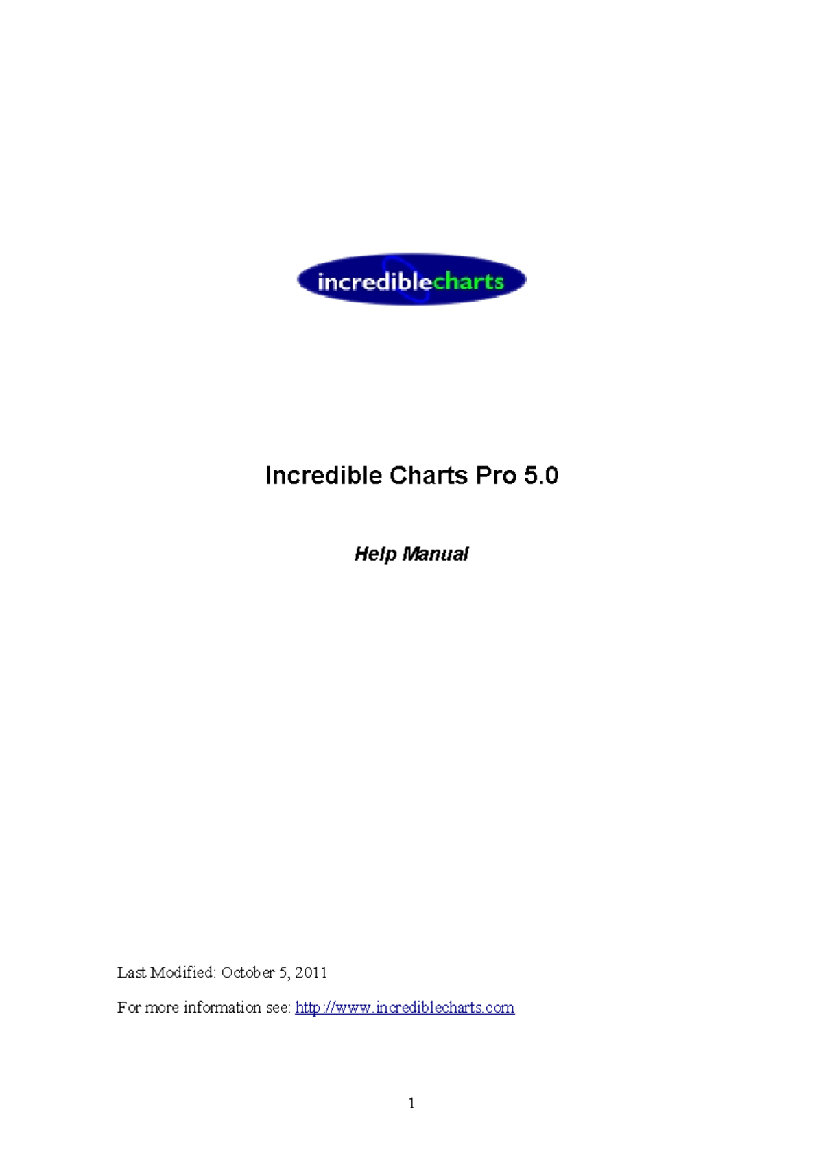 Quick start manual - Applying Technical Analysis - Incredible Charts ...