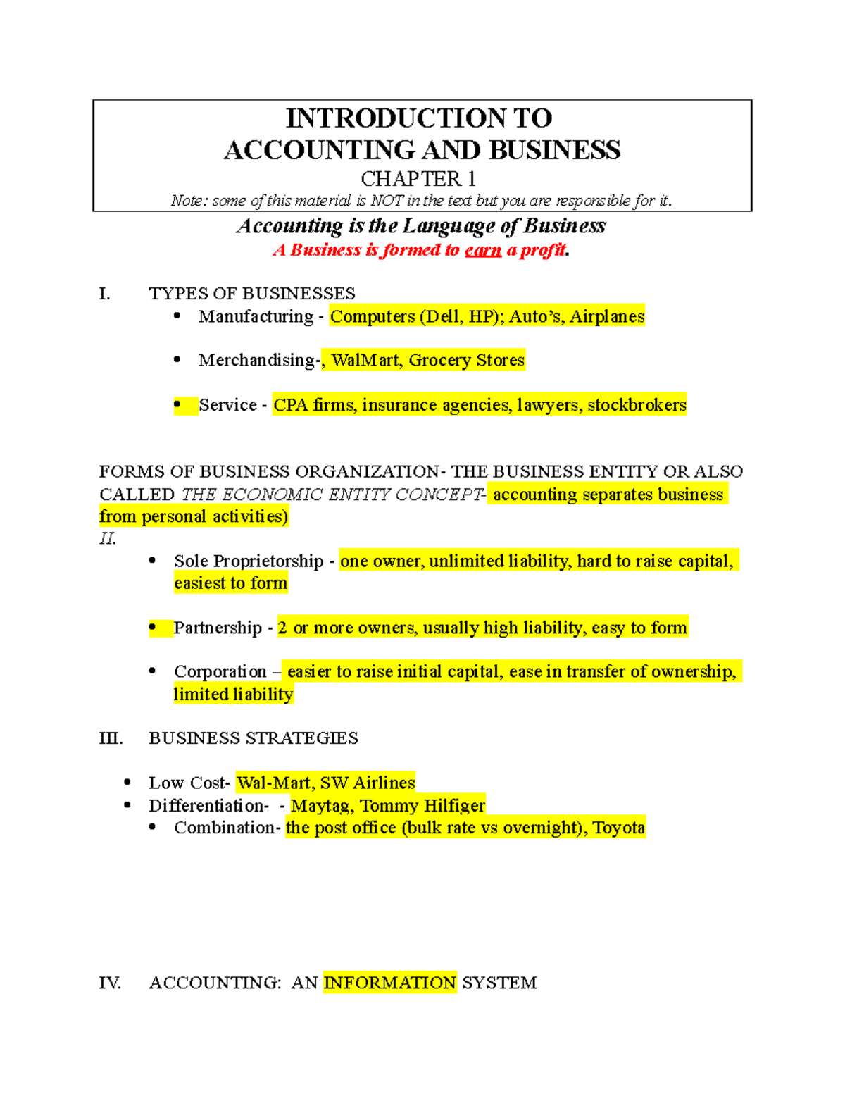 2301 ch 1 template no exercise - INTRODUCTION TO ACCOUNTING AND ...