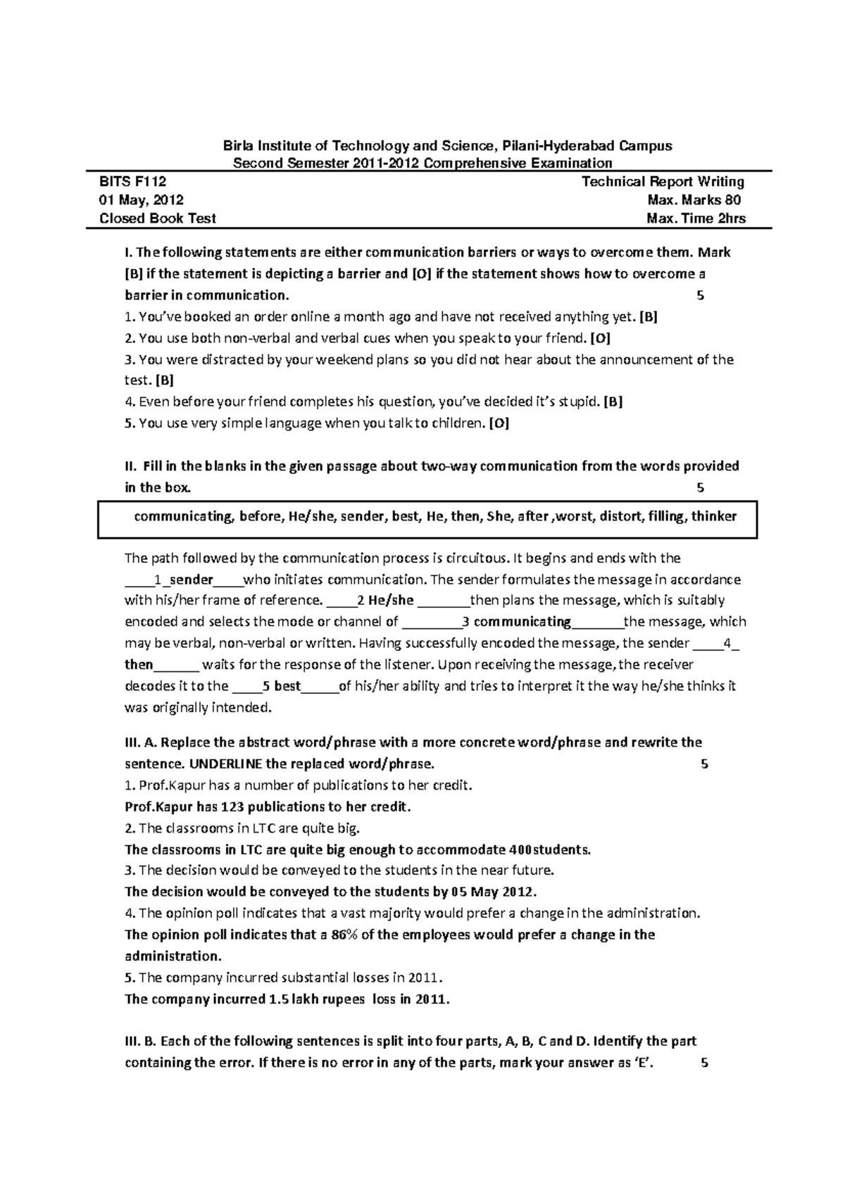 BITS+F112+Compre+QP+Key+final+01 - Technical Report Writing - BITS ...