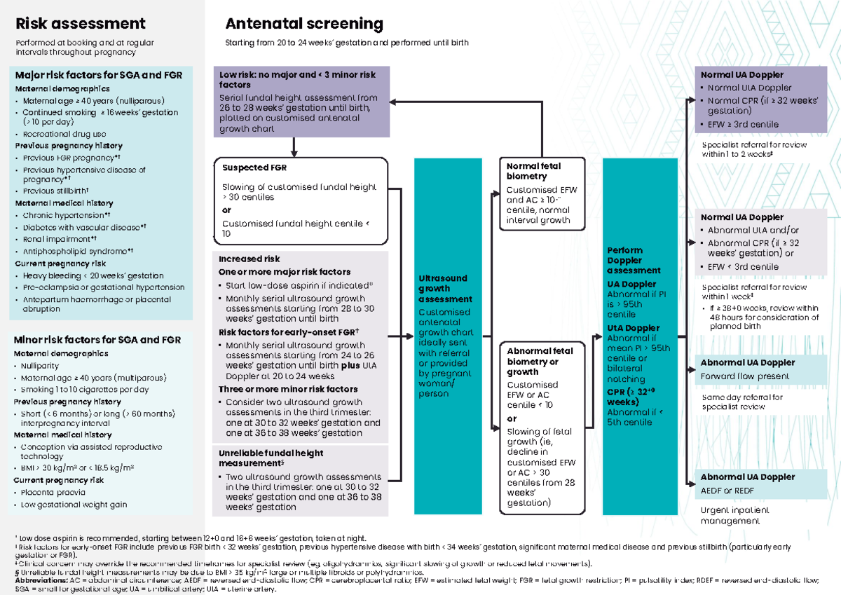Small for Gestational Age and Fetal Growth Restriction in NZ Management ...