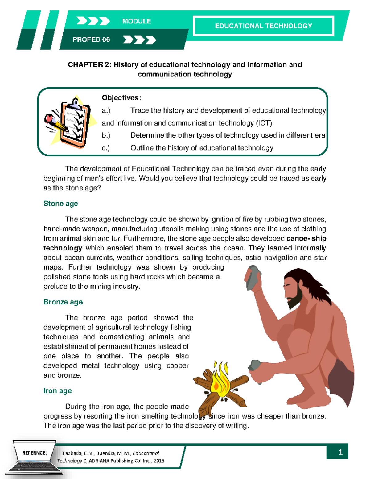 Chapter 2- Profed 6- Eductech - PROFED 06 Tabbada, E. V., Buendia, M. M ...