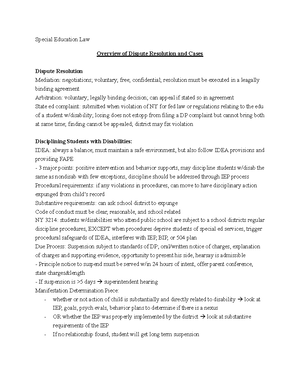 Honig v. Doe Case Brief and Notes - Special Education Law Honig v. Doe ...