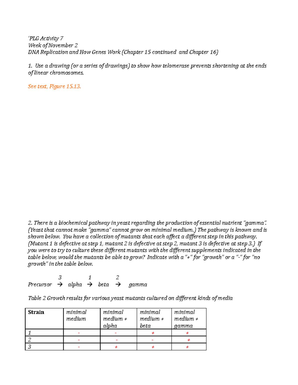 PLG 7 Answers 2021 - Practice questions on different chapters that are closet exam questions ...
