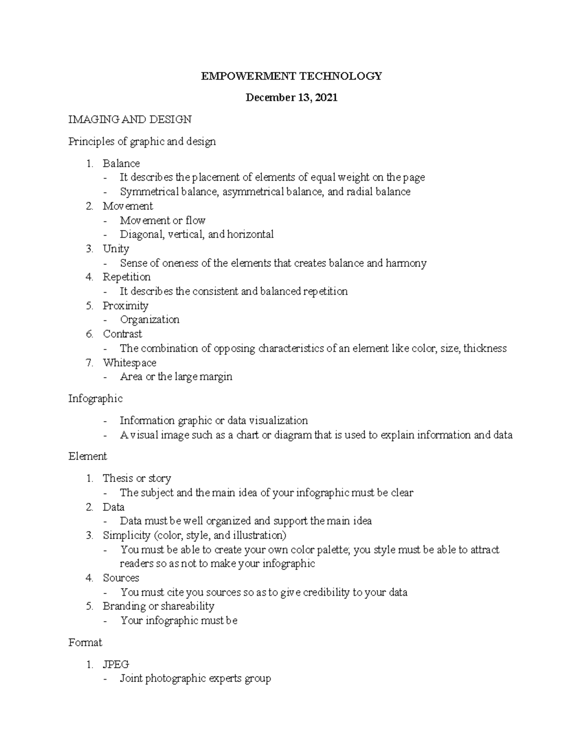 Empowerment Technology infographic - EMPOWERMENT TECHNOLOGY December 13 ...