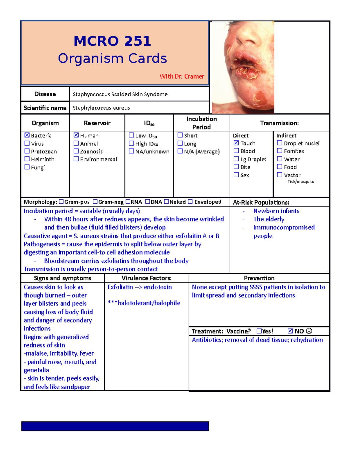 OC - Staphylococcus aureus SSSS - Disease Staphyococcus Scalded Skin ...