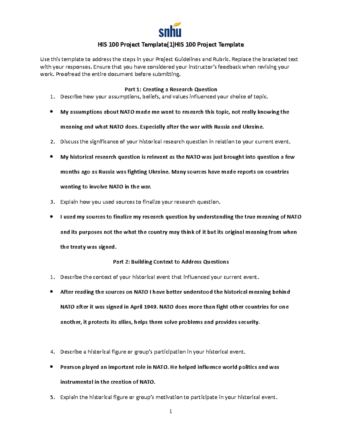 HIS 100 Project Template - HIS 100 Project Template(1)HIS 100 Project ...