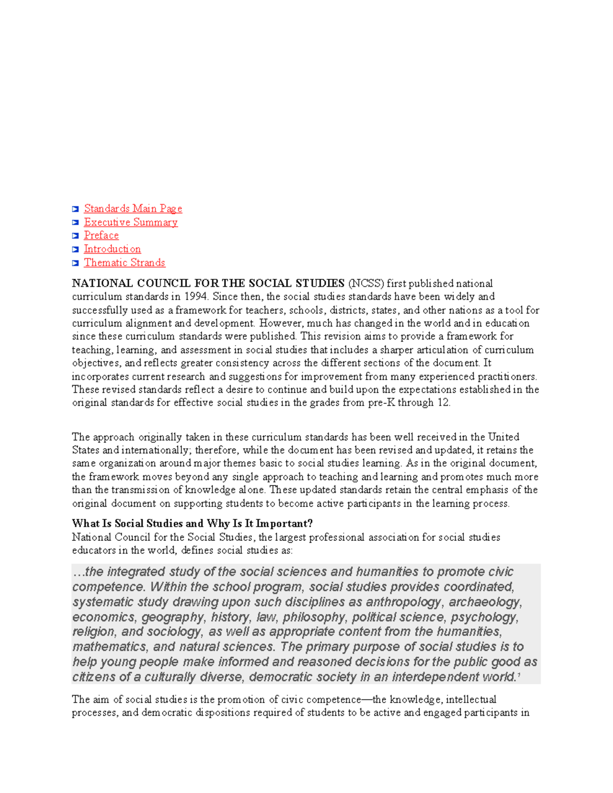 National Curriculum Standards for Social Studies - National Curriculum ...