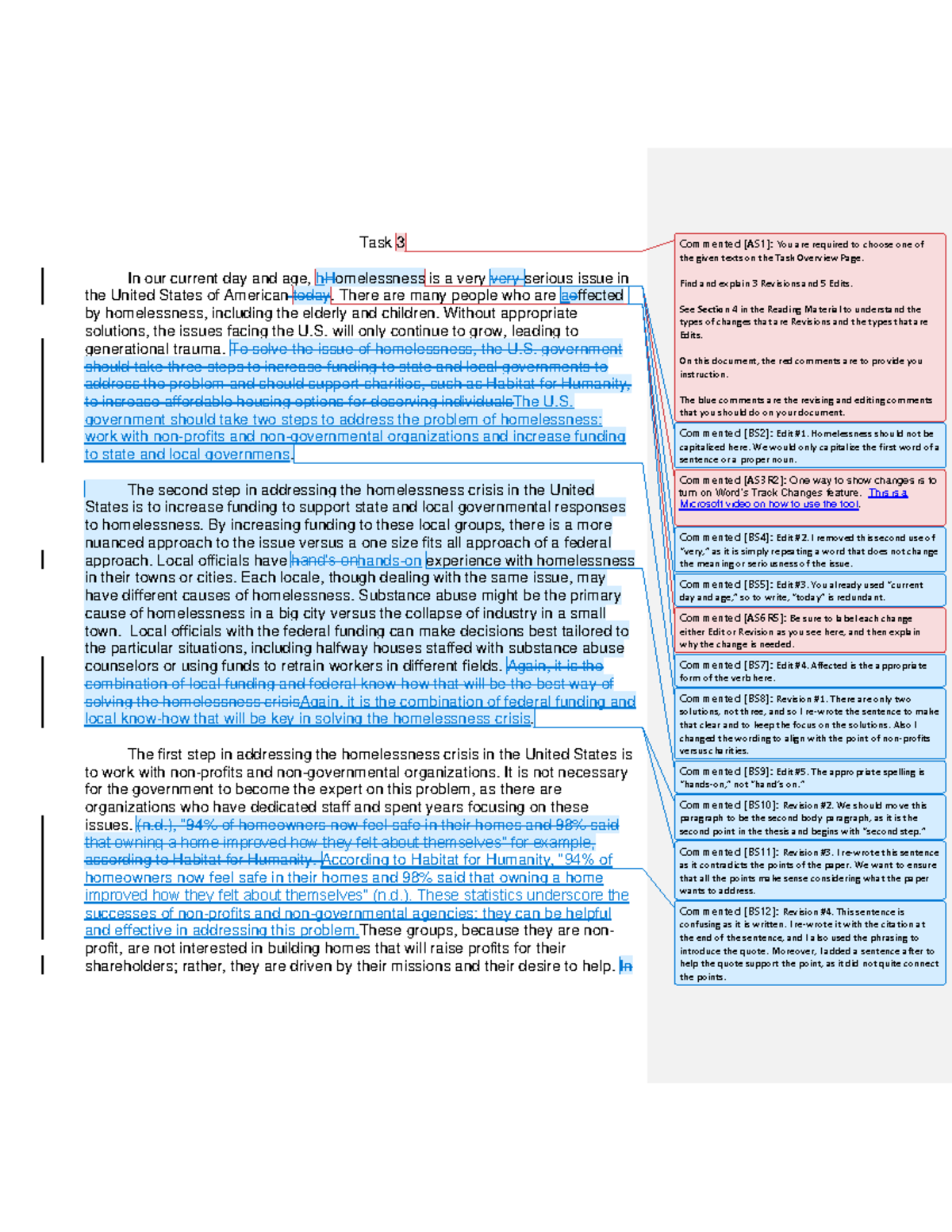 D269 Task 3 Sample - Task 3 In our current day and age, hHomelessness ...