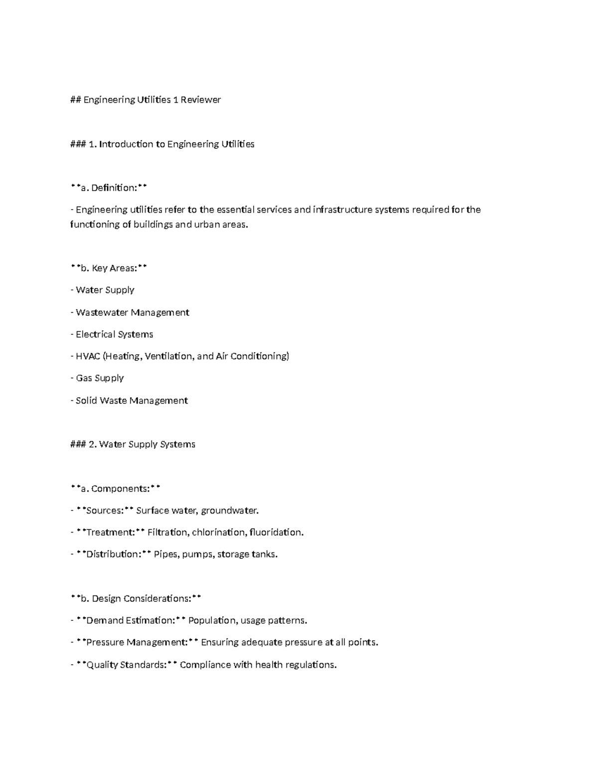 Reviewer 4 - Engineering Utilities 1 - Engineering Utilities 1 Reviewer ...