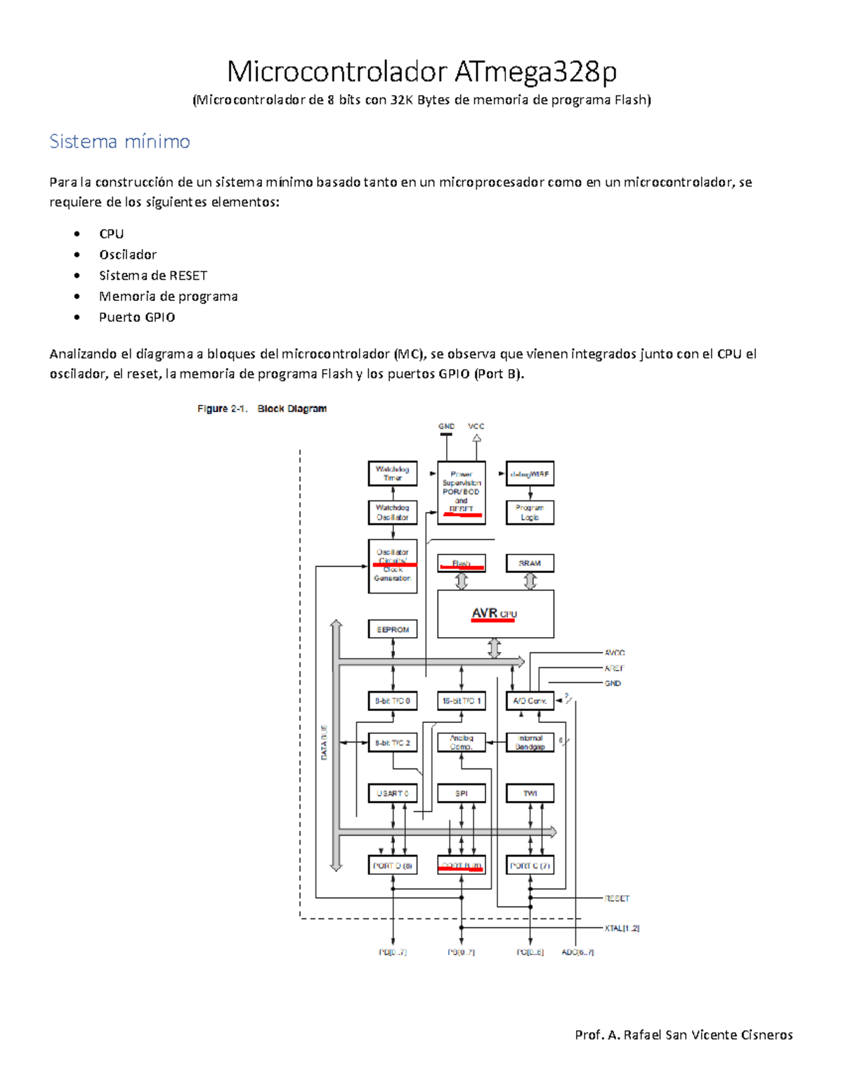 Microcontrolador ATmega 328p - Microcontrolador ATmega328p ...
