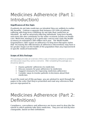 Medicines Optimisation Principles - Medicines Optimisation Principles ...