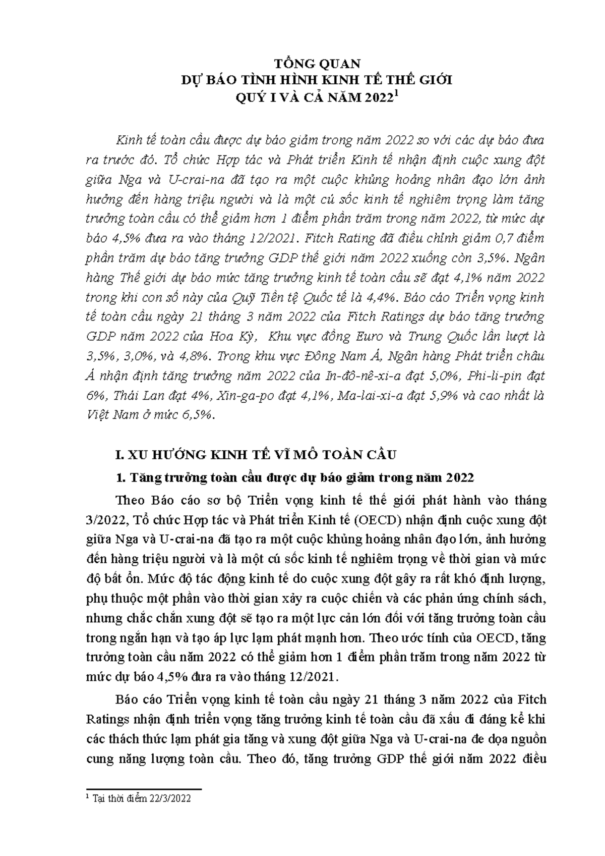 07.-Bao-cao-KTTG-Q1-2022 28-3-22-gui-clean - TỔNG QUAN DỰ BÁO TÌNH HÌNH ...