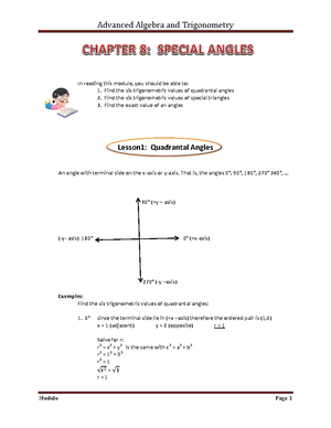 Chapter 4 - Sequence and Series - In this module, you will work with ...
