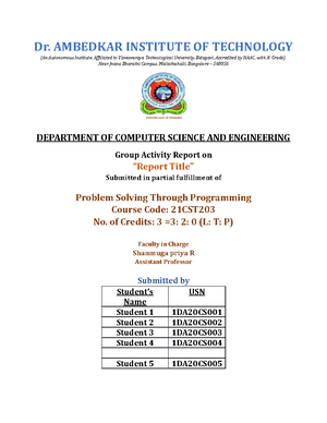 Project WORK - Database management system - PROJECT WORK/FIELD VISIT ...