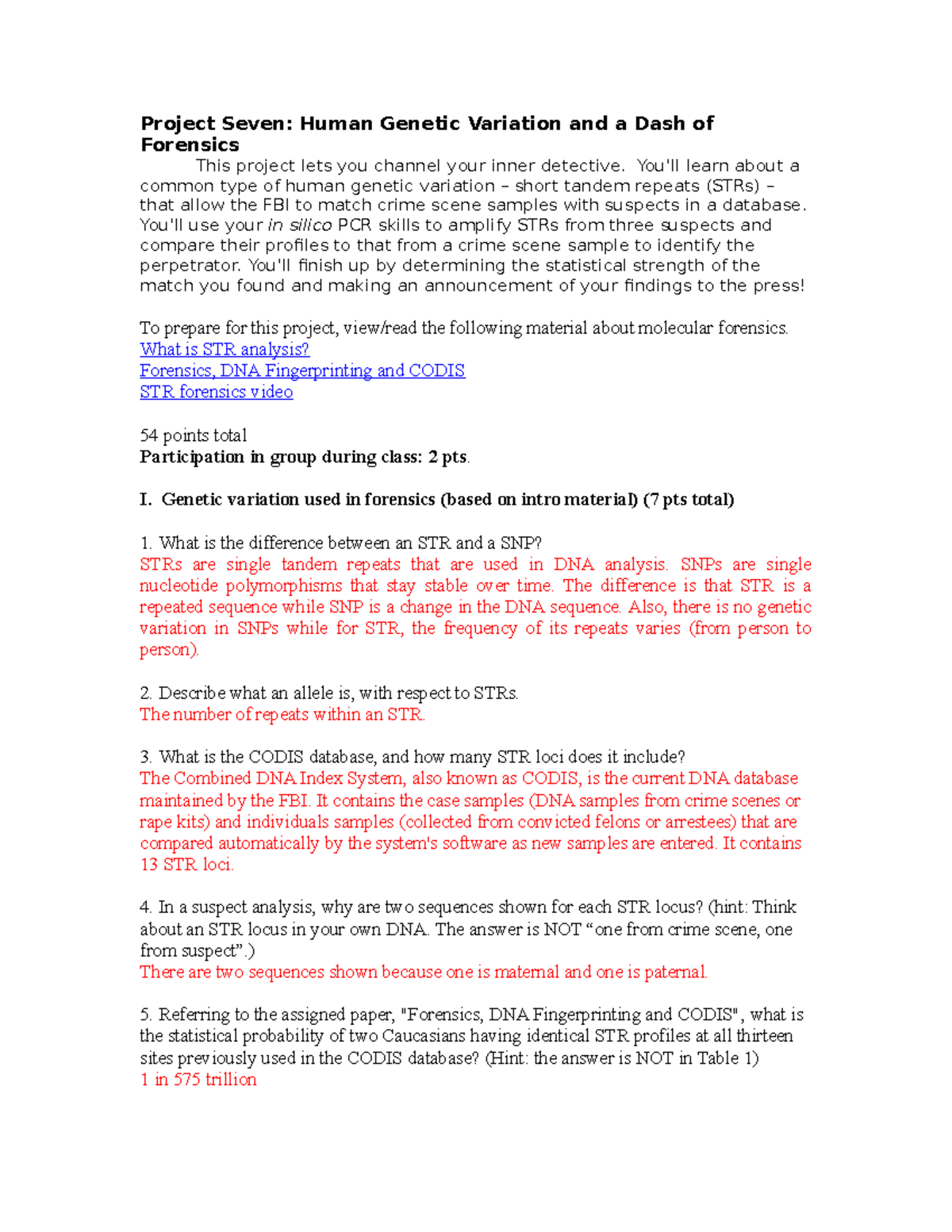Week 7 Assignment Fall 2022 - Project Seven: Human Genetic Variation ...