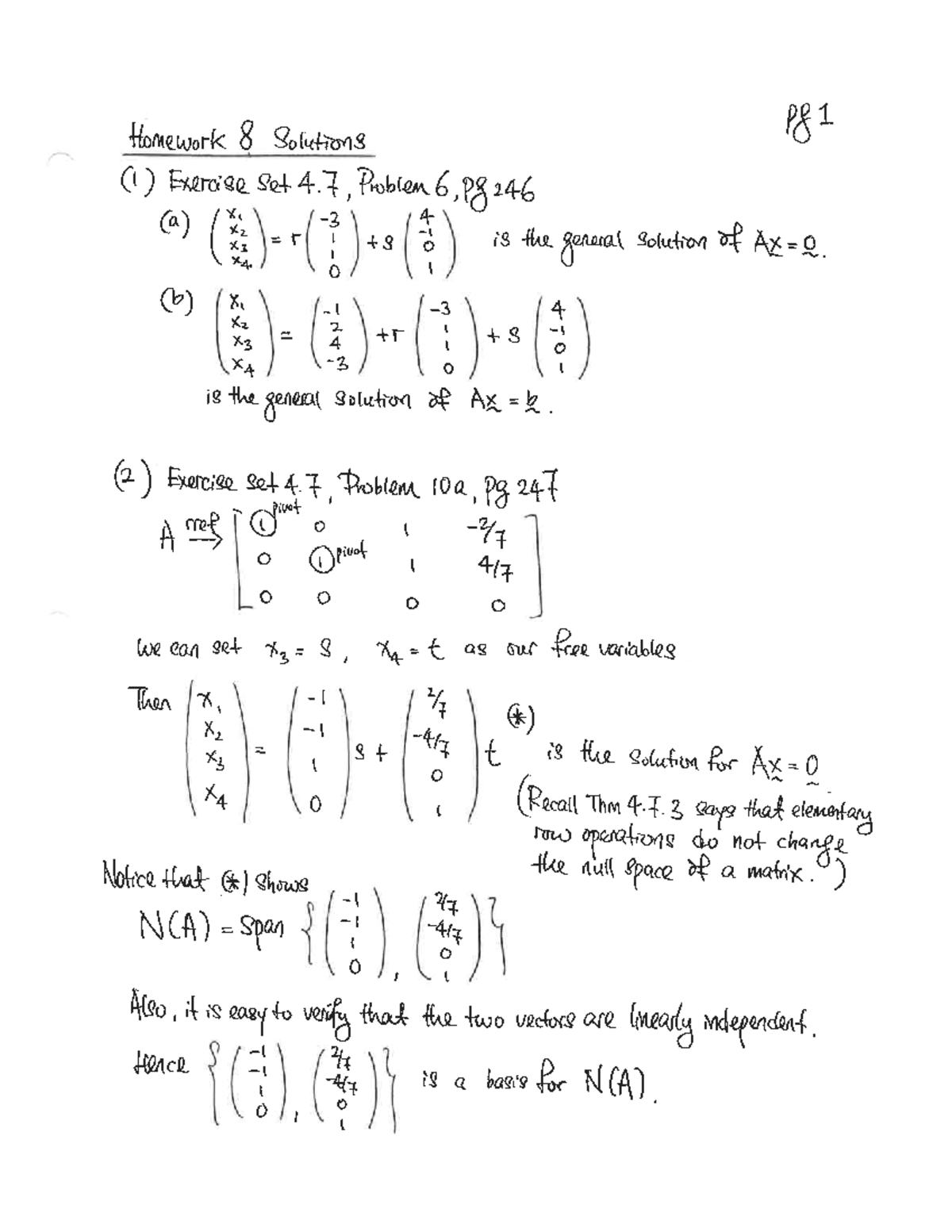 Math 332 Homework 8-Solutions - Homework 8 Solutions pg 1 (1) Exercise ...