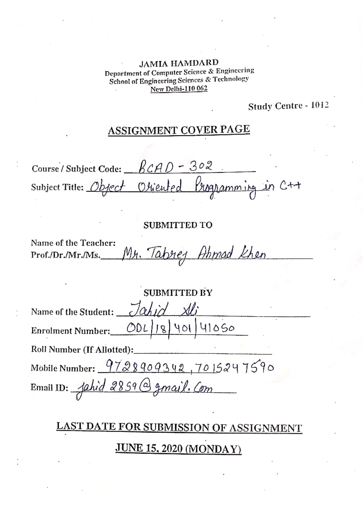 BCAD-302 - Assignment - Operating Systems - Studocu