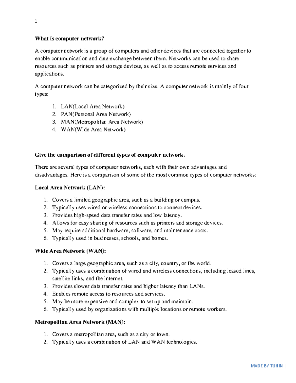 Network This Cse Fundamentals Notes Hope Will Help You A Bit What Is Computer Network A