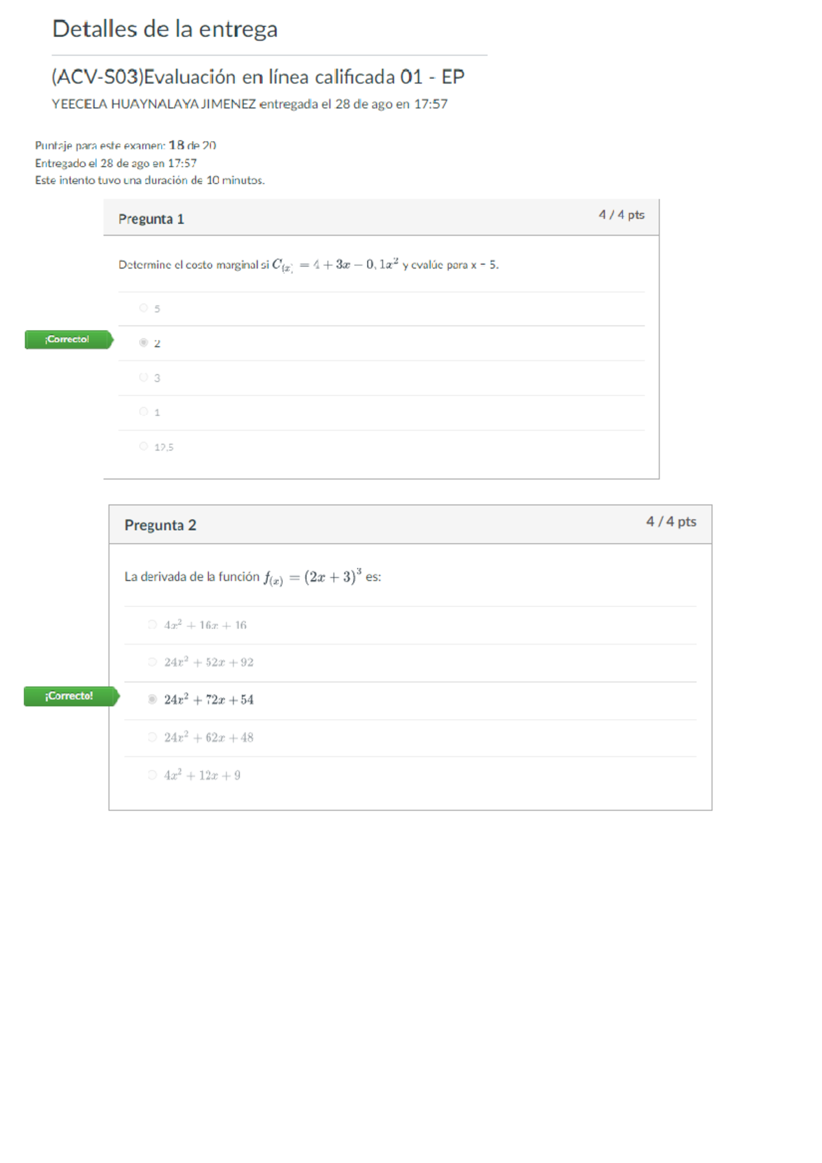 (ACV-S03)Evaluación en línea calificada 01 - EP Matematica II - 1. ¿Qué diferencia existe entre ...