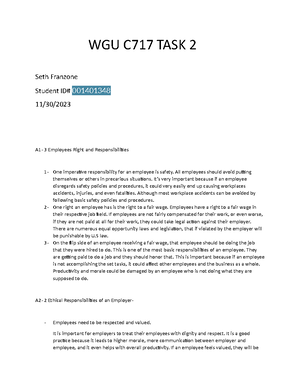 C203 Paper - Personal Leadership Assessment and Profile 1 Personal ...