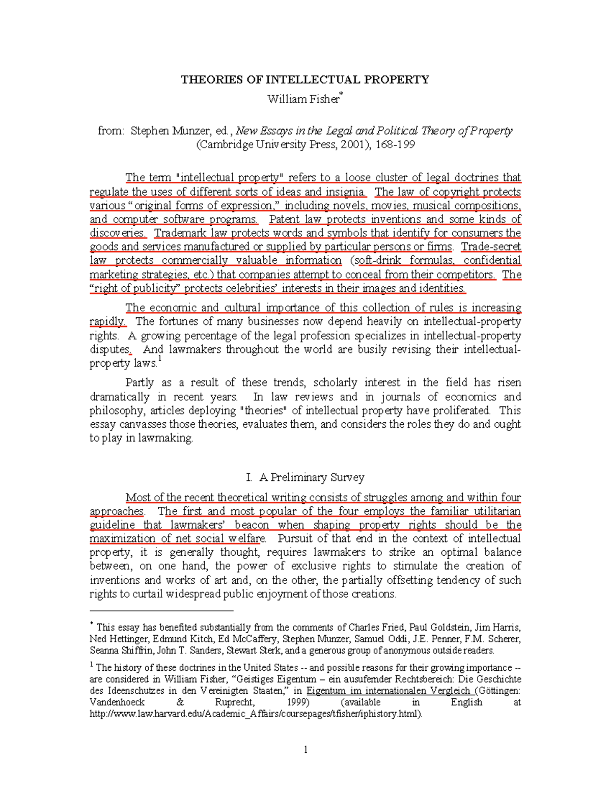 Theories of IP - Summary General Law of Contracts - THEORIES OF ...
