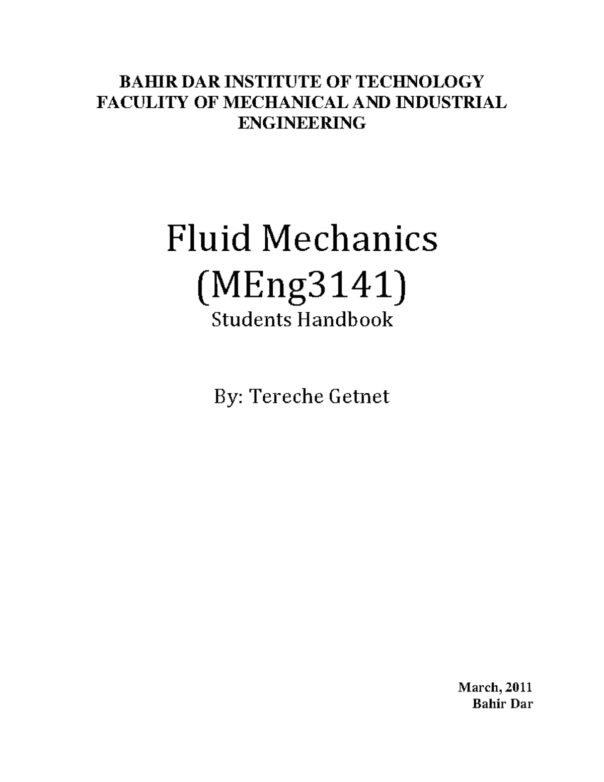 Handouts Lecture Notes 1 2 Warning Tt Undefined Function 22 Bahir Dar Institute Of