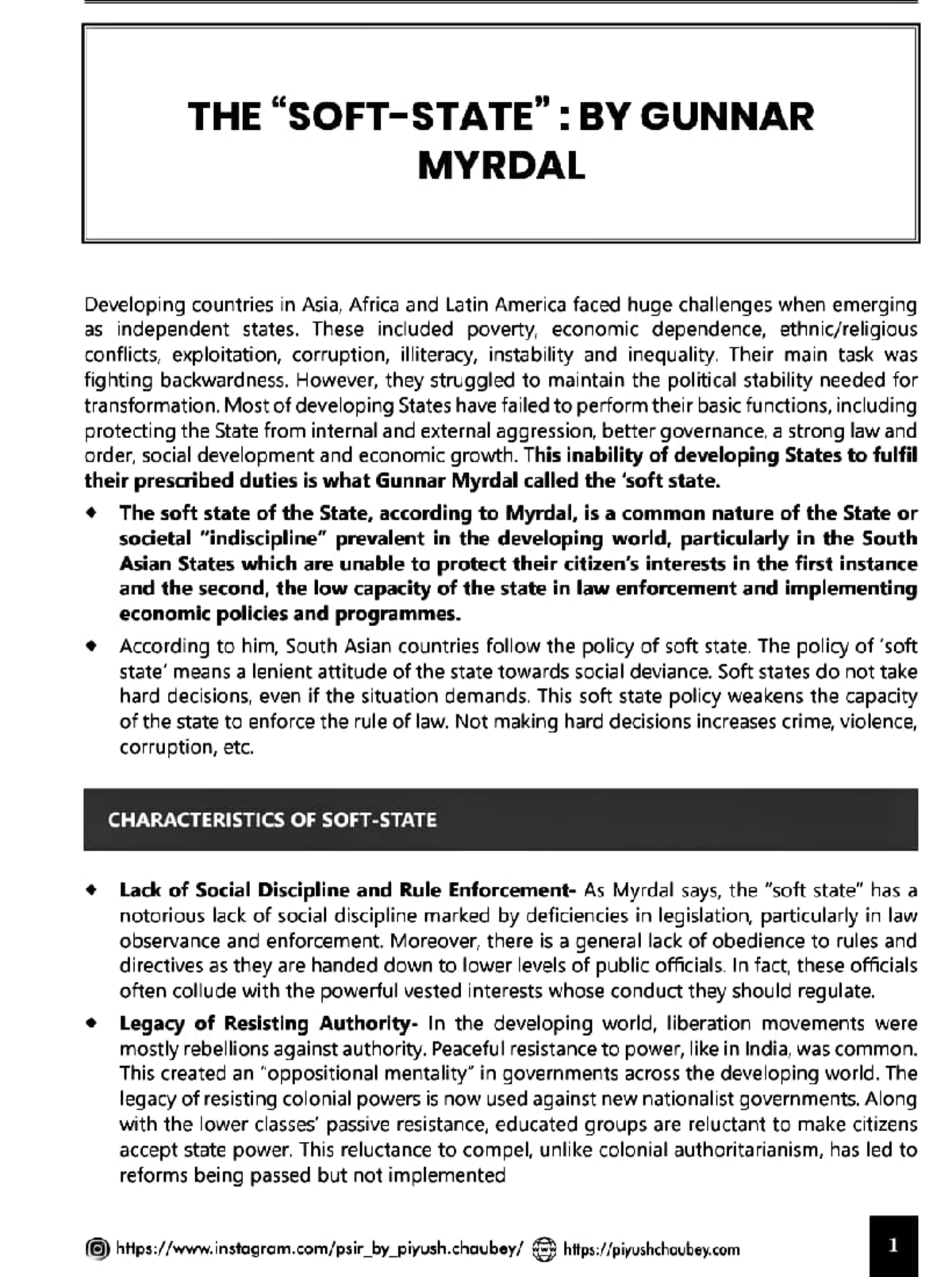 Soft state by gunnar - THE "SOFT-STATE": BY GUNNAR MYRDAL Developing ...