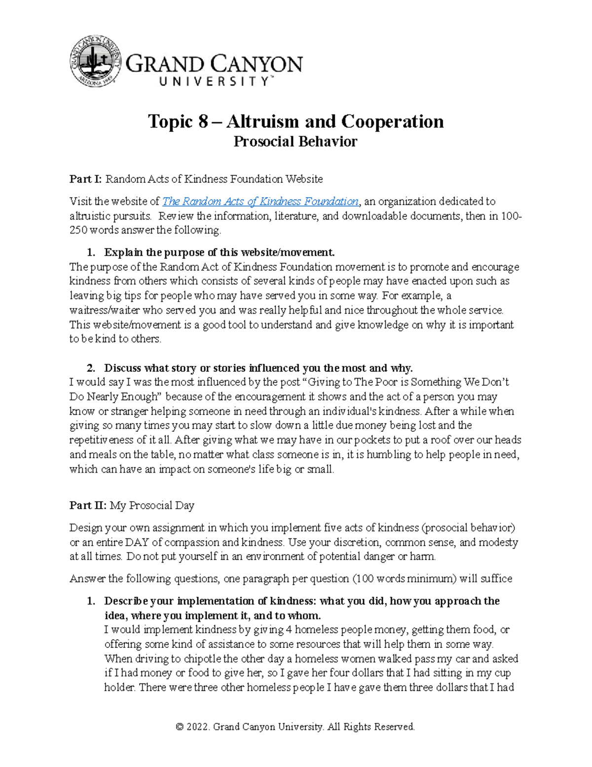 PSY-362-RS-T8-Prosocial Behavior - Topic 8 – Altruism and Cooperation ...