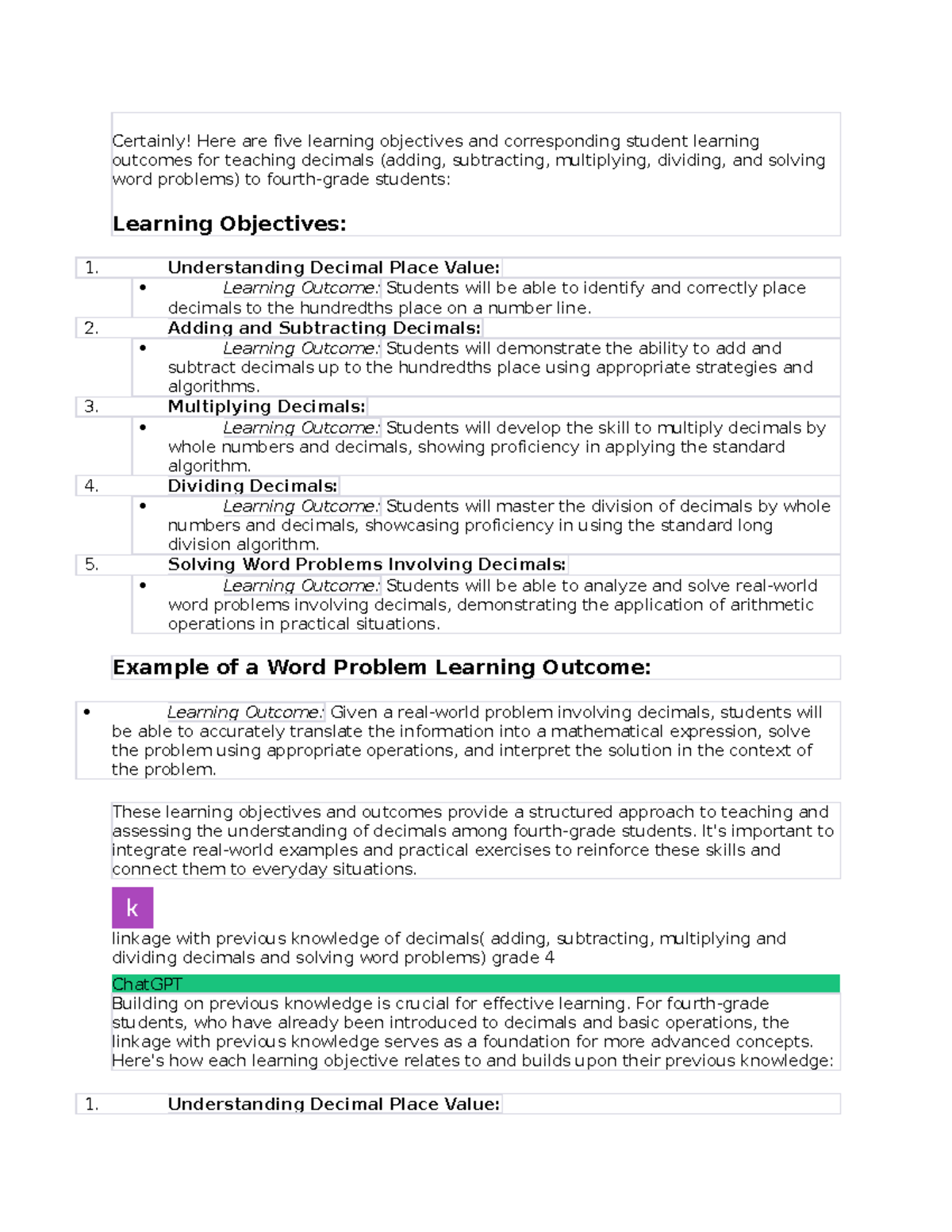 adding and subtracting decimals - Certainly! Here are five learning ...