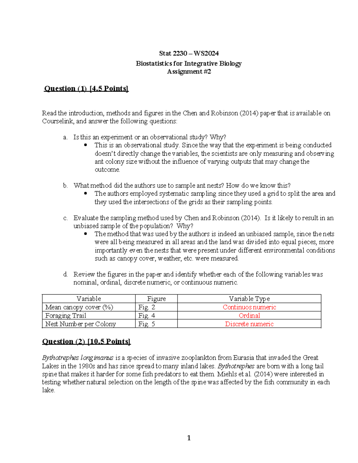 Stats assingment 2 - please do not copy, be smart and use this as a ...