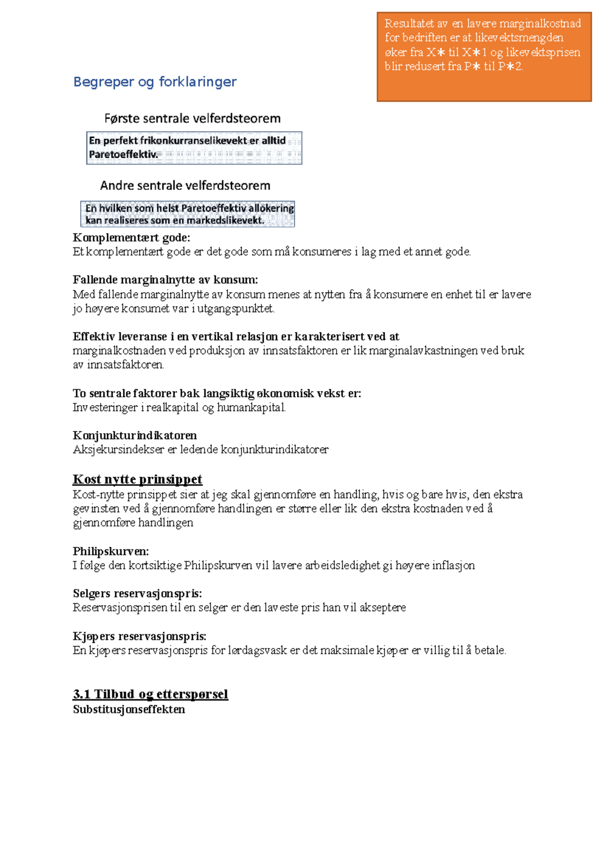 Begreper og forklaringer samfunnsøkonomi - Begreper og forklaringer ...