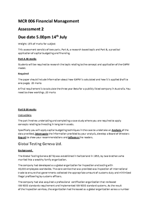 Tutorial Questions Week 2 - HOLMES INSTITUTE FACULTY OF HIGHER EDUCATION HI6025 Accounting ...