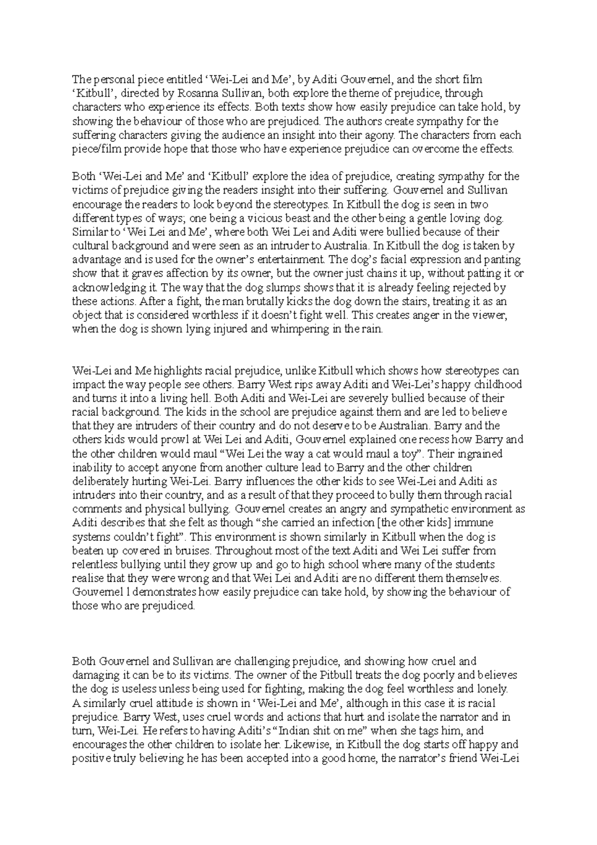 Wei Lei and Me and Kitbull - The personal piece entitled ‘Wei-Lei and ...