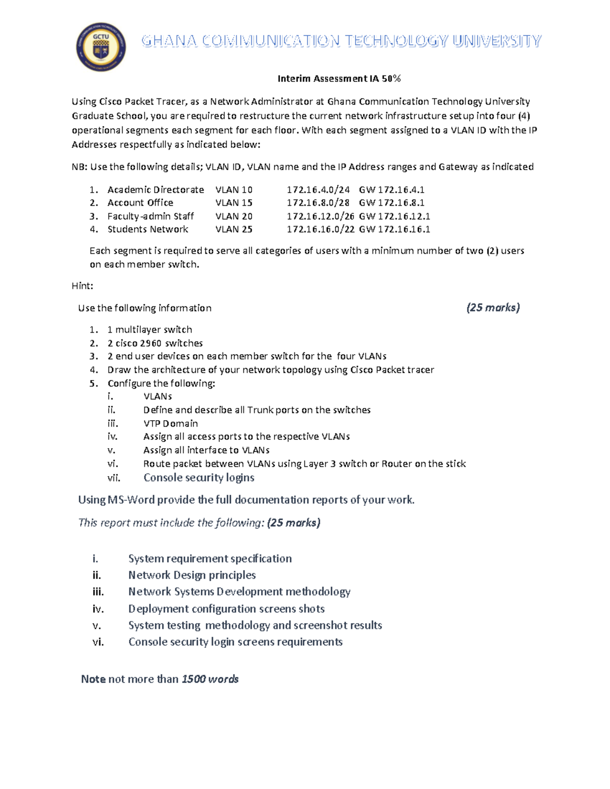 Interim Assessment IA August-2023 - Interim Assessment IA 5 0% Using ...