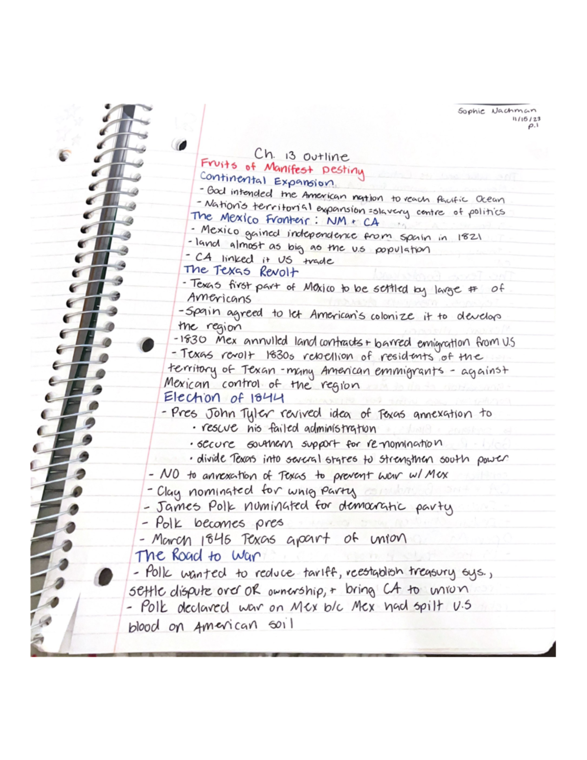 Apush Chapter 13 Outline - Studocu