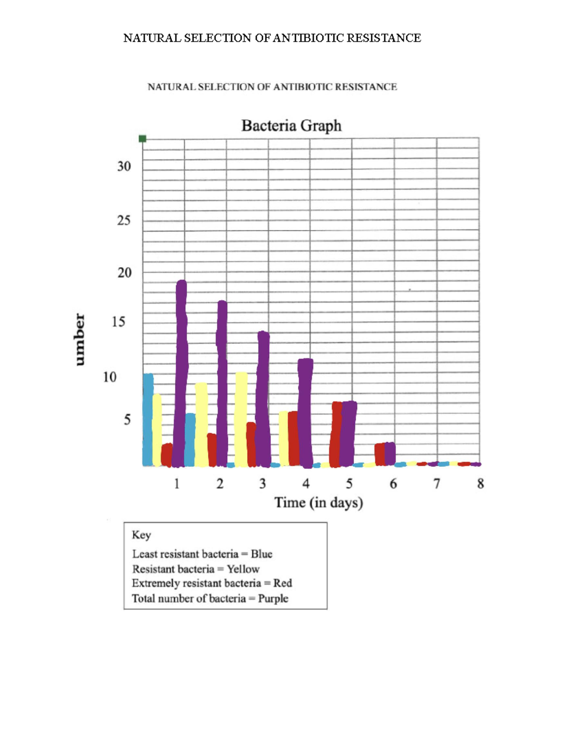 Natural+Selection+Gameb-1 - NATURAL SELECTION OF ANTIBIOTIC RESISTANCE ...