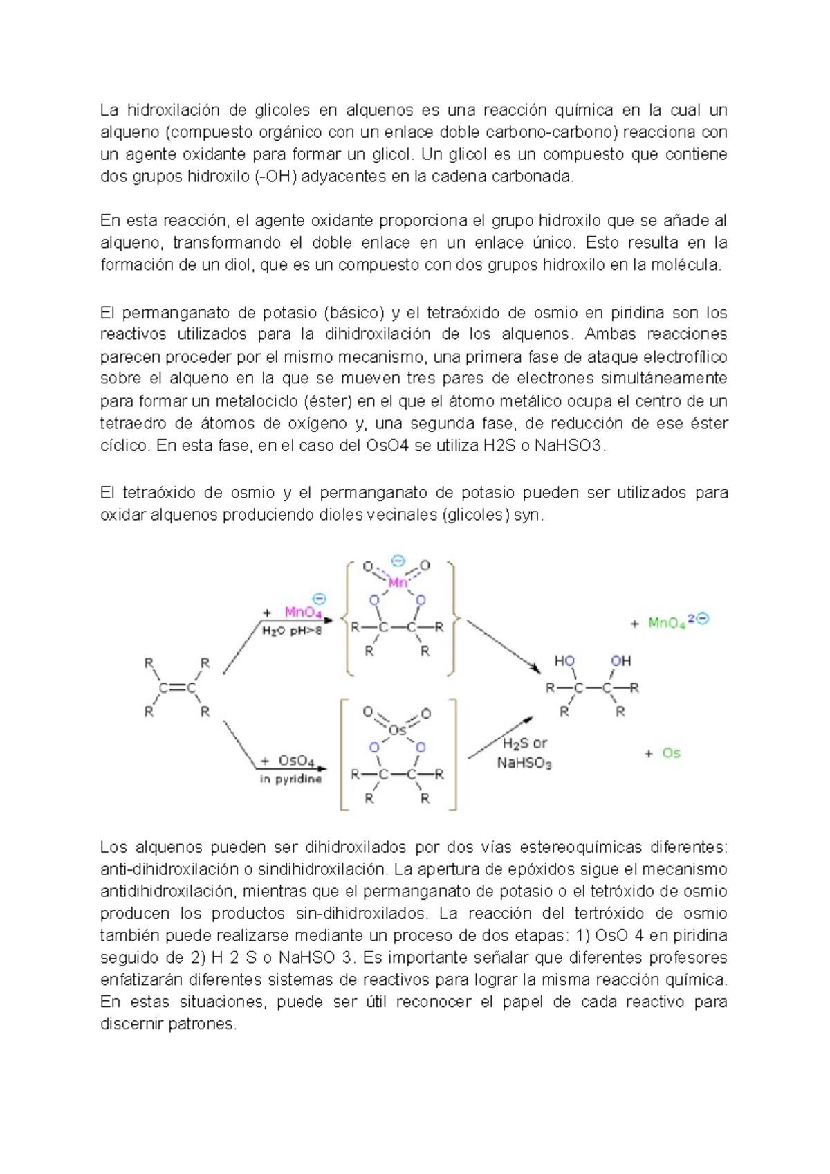 Informacion de hidroxilacion de glicoles - La hidroxilación de glicoles ...