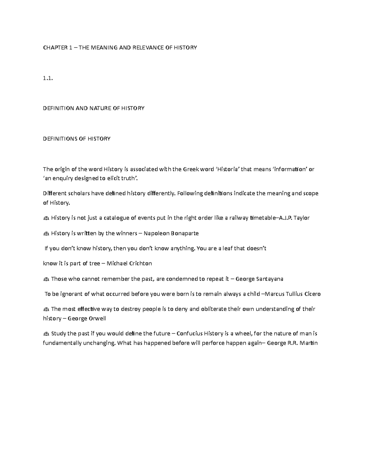 Meaning and Relevance - CHAPTER 1 – THE MEANING AND RELEVANCE OF ...