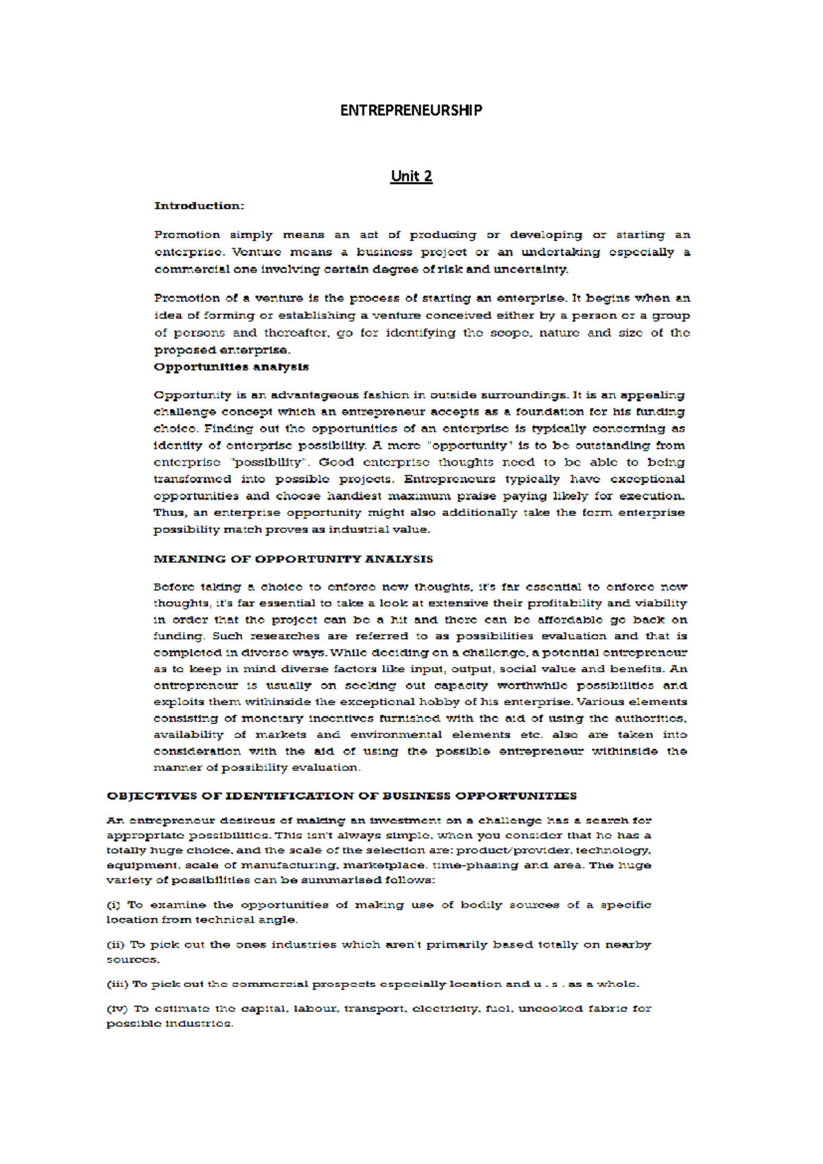 Entrepreneurship - ENTREPRENEURSHIP Unit 2 Forms of Business Ownerships ...