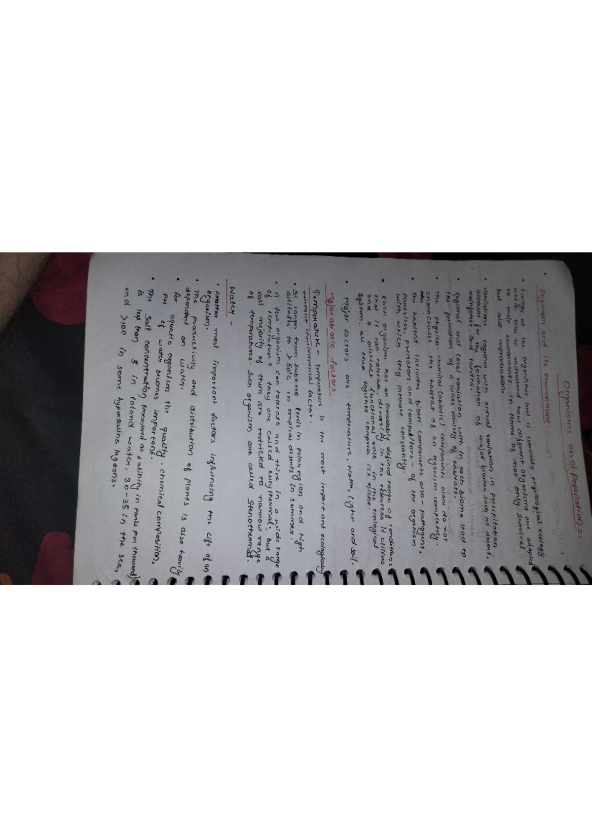 Organism and population - Organisms an d populations organism and its ...