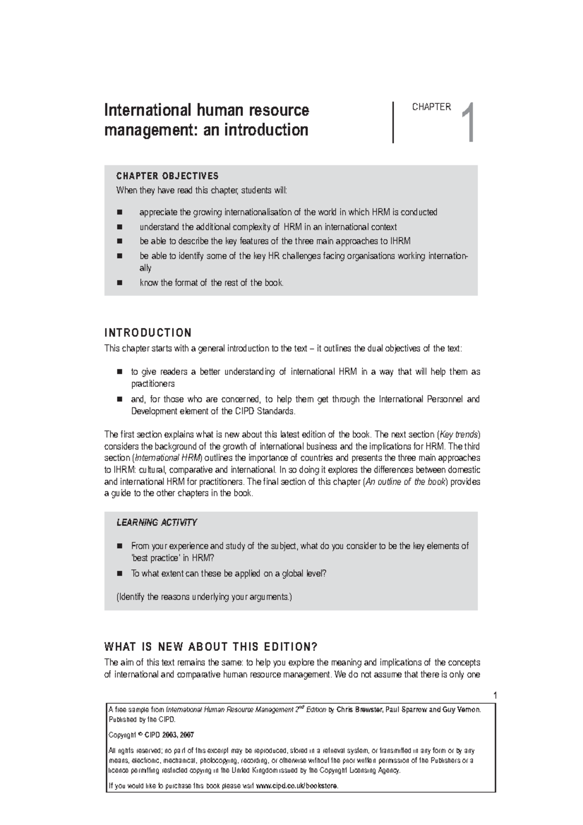International Human Resource Management Chris Brewster 1 CHAPTER international-human-resource-management-chris-brewster-1-chapter