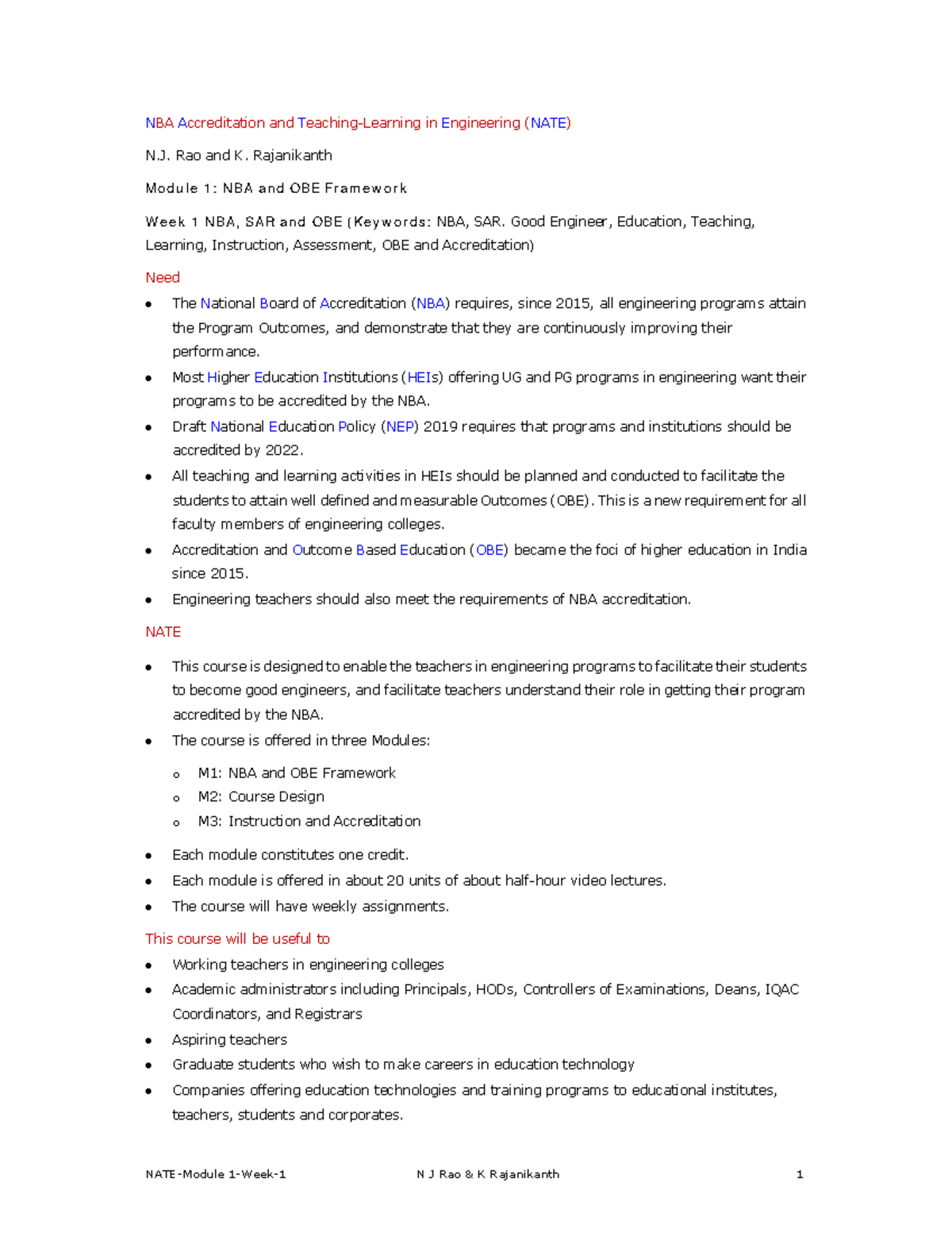 NATE Module 1 Week1 - network theory related problems solving methods ...