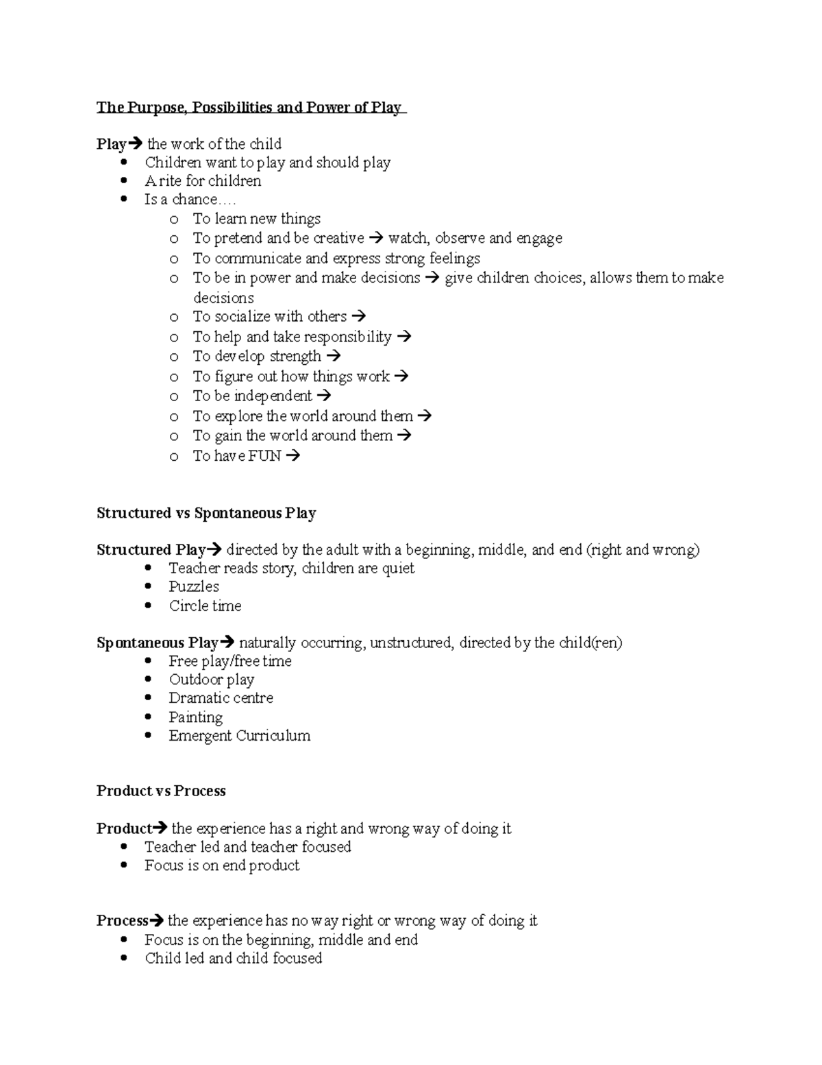 The Purpose - lecture notes - The Purpose, Possibilities and Power of ...