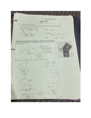 Math 1030 Normal Distribution - MATH 1030 - Studocu