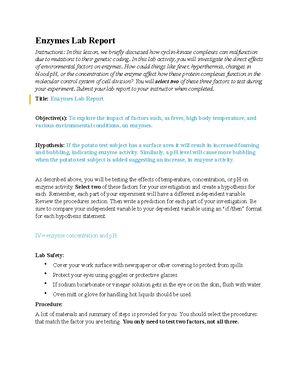 08 01 fruit fly lab report - Fruit Fly Lab Report Instructions: In this ...