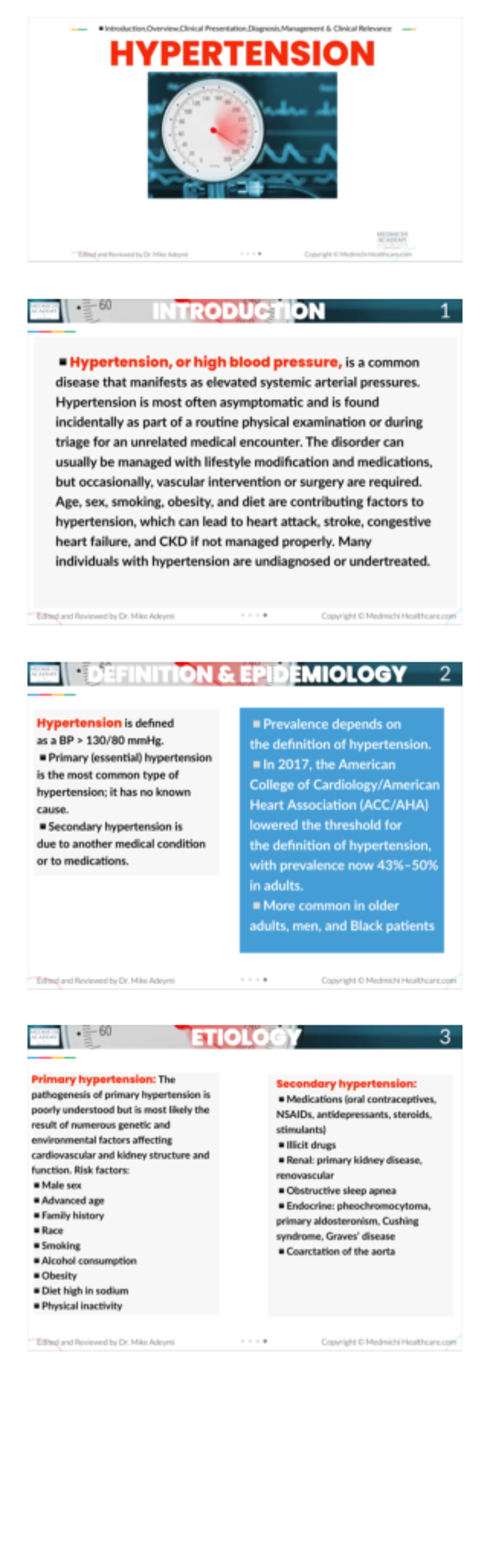 Hypertension-1-1 - Heart-anatomy - Pathology - Studocu