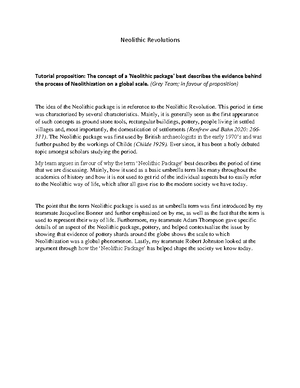 ARP1008 - World System Theory Tutorial Assignment - World System Theory Tutorial proposition ...