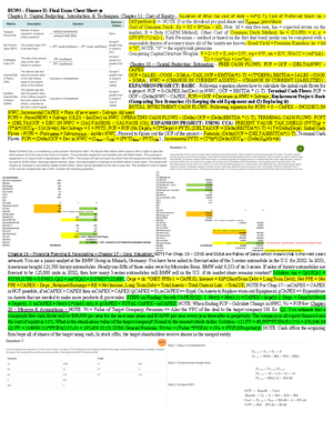 Operations Cheat Sheet - Bilal - Defining the role of the operations ...