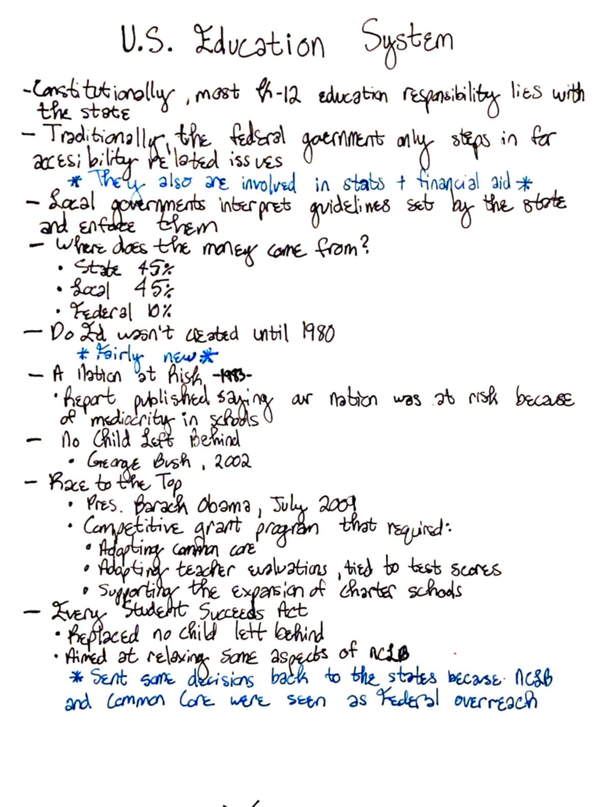 U.S. Education System - U. Education System -Constitutionally, most 1h ...