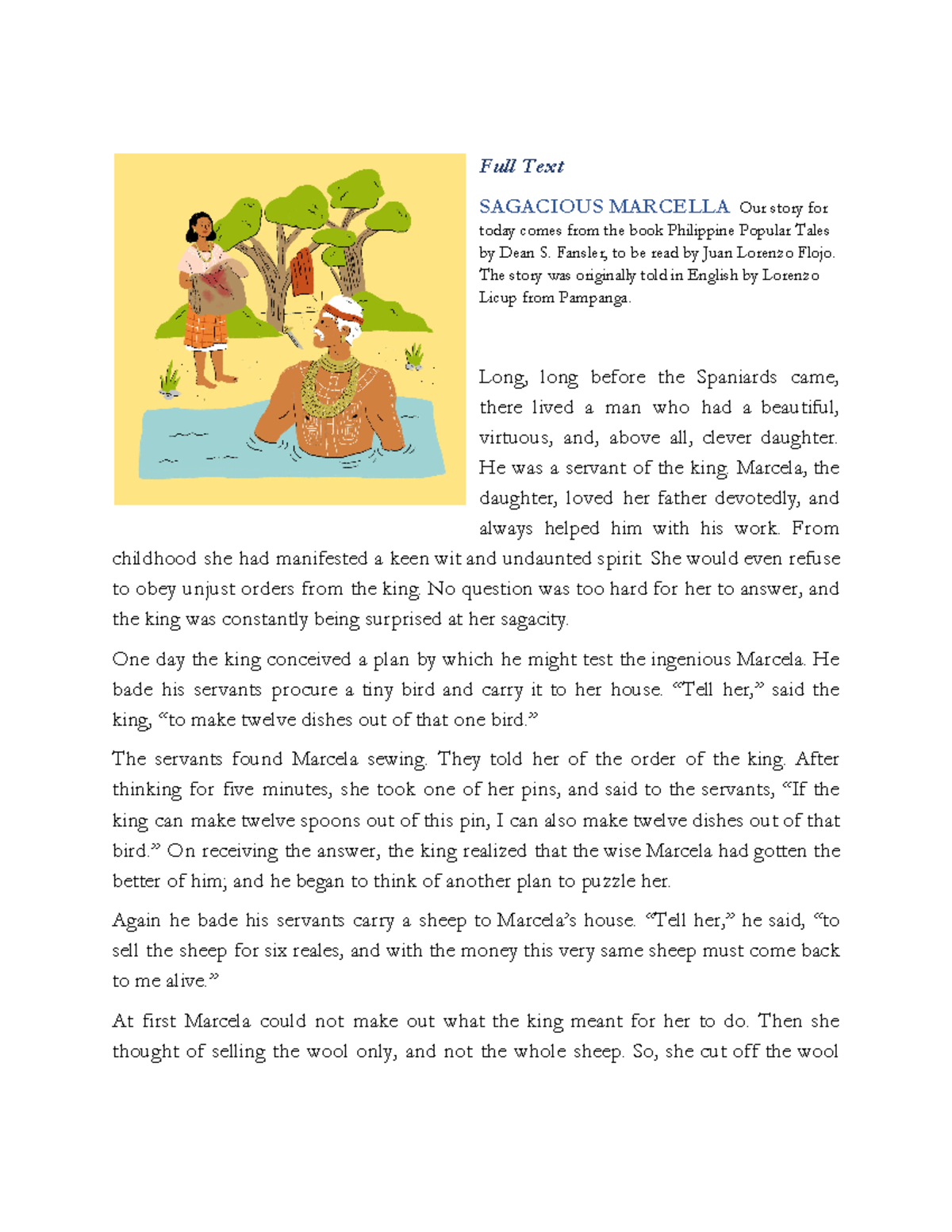 Sagacious Marcella Full Text - Full Text SAGACIOUS MARCELLA Our story ...